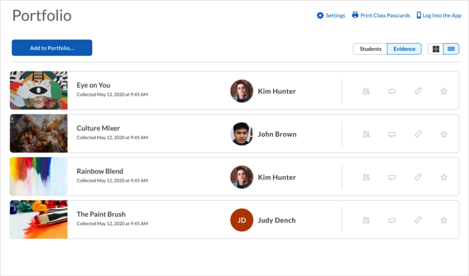 Set-up the Portfolio Tool in myCourses