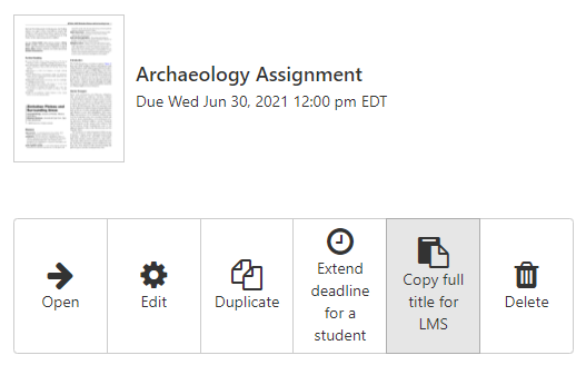 Score and grade assignments in Perusall